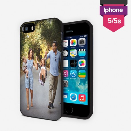 Coque iPhone 5/5s personnalisée avec côtés rigides unis